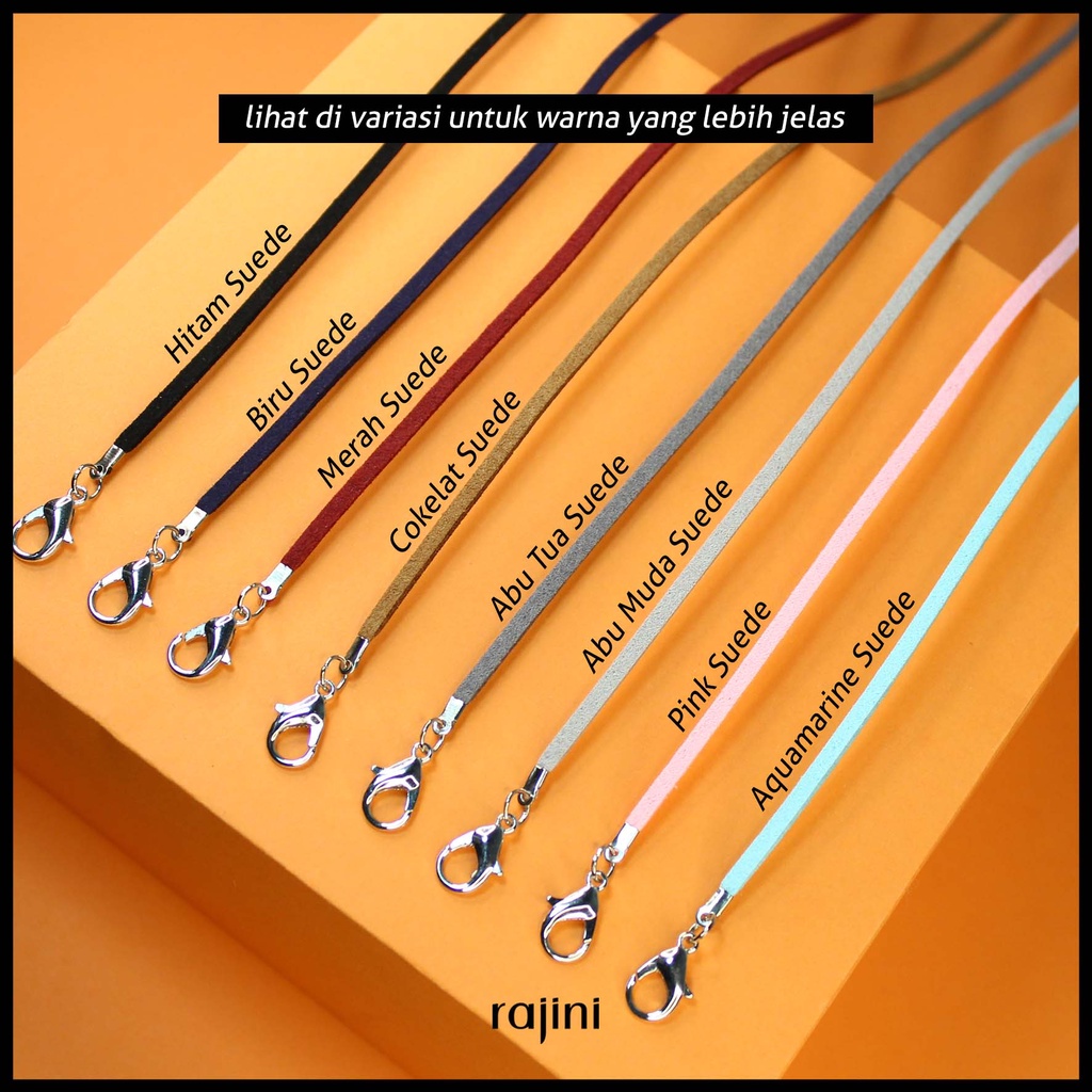 Jual Strap Mask Simple Basic Suede Tali Masker by Rajini | Shopee Indonesia