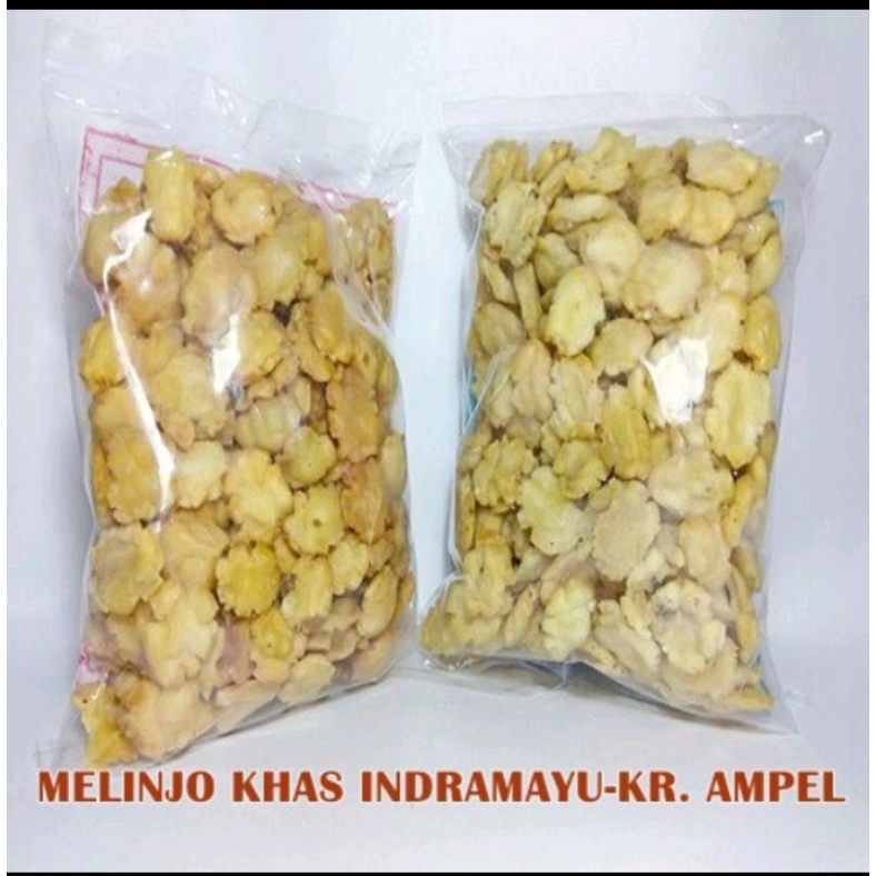 Jual Emping Melinjo Khas Indramayu Varian Gurih Asin 200grm-Makanan ...