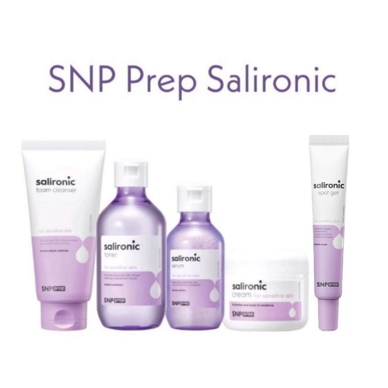 Jual SNP Prep Salironic Serum / Toner / Cream / Foam Cleanser / Spot ...