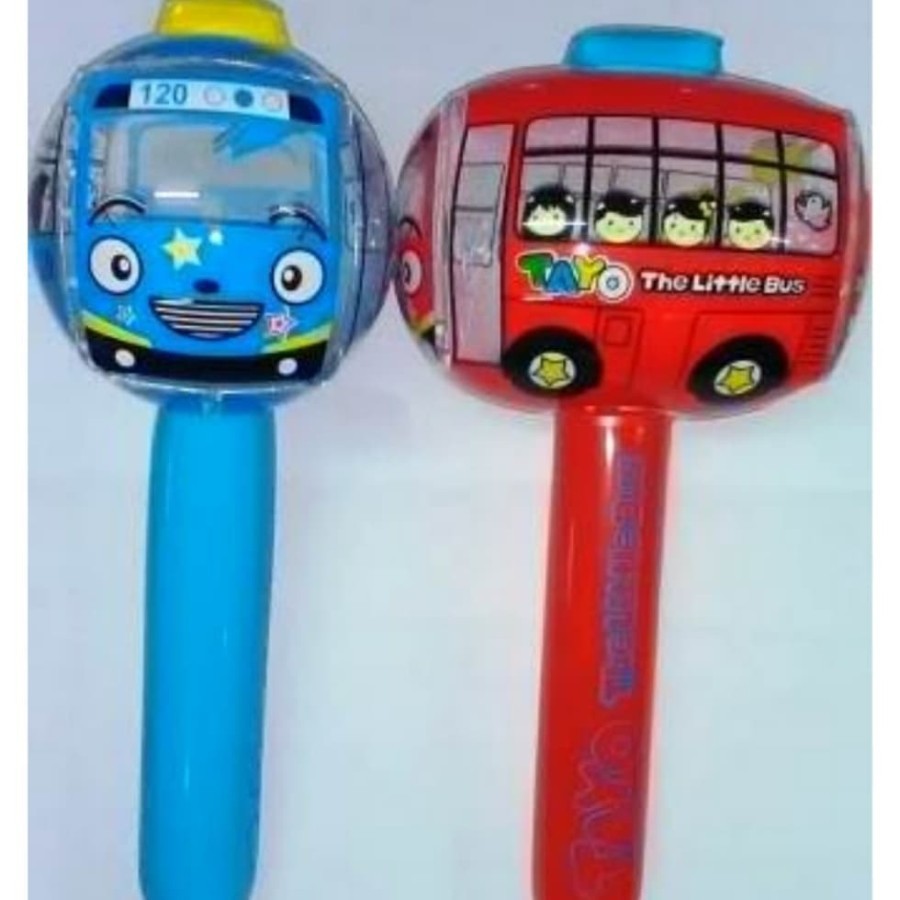 Jual Mainan Balon Tiup Palu Kepala Bus Tayo Bahan PVC SNI | Shopee ...