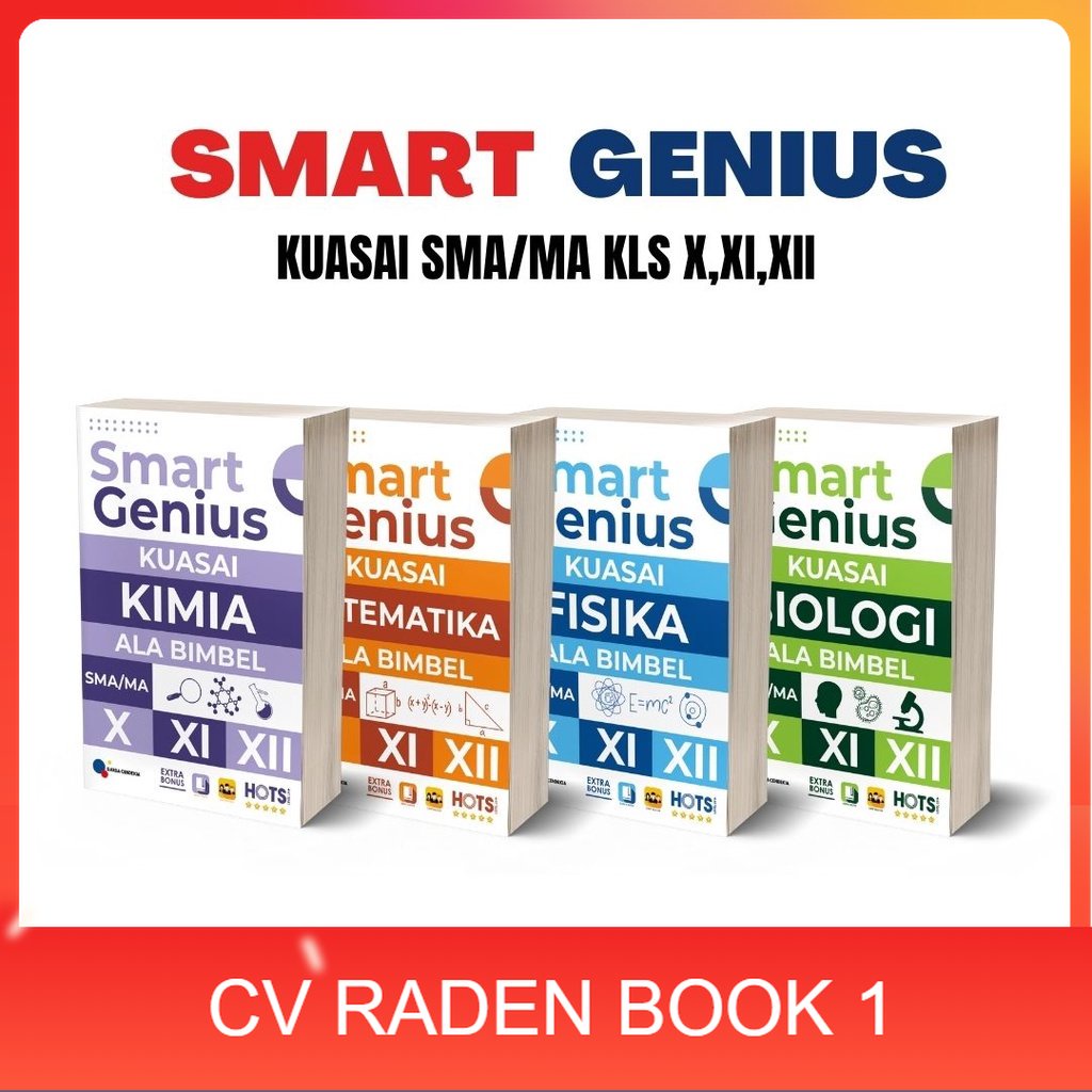 Jual TERBARU_ BUKU SMA ALA BIMBEL / SMART GENIUS KUASAI MATEMATIKA,FISIKA,KIMIA,BIOLOGI ...