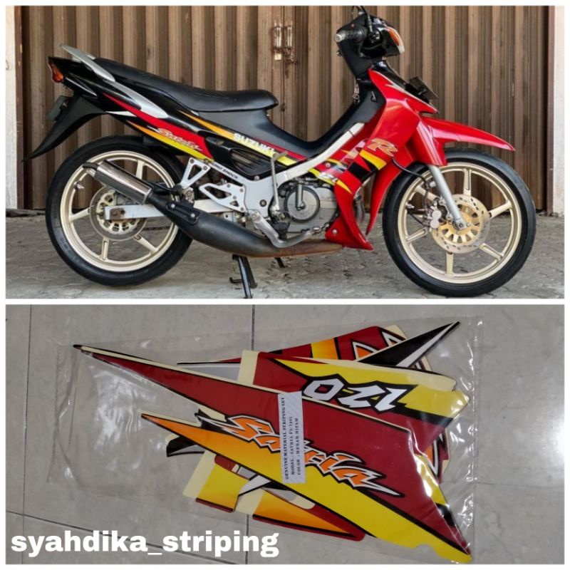 Jual STIKER STRIPING LIS BODY SUZUKI SATRIA HIU 2 TAK | SATRIA R 120 ...