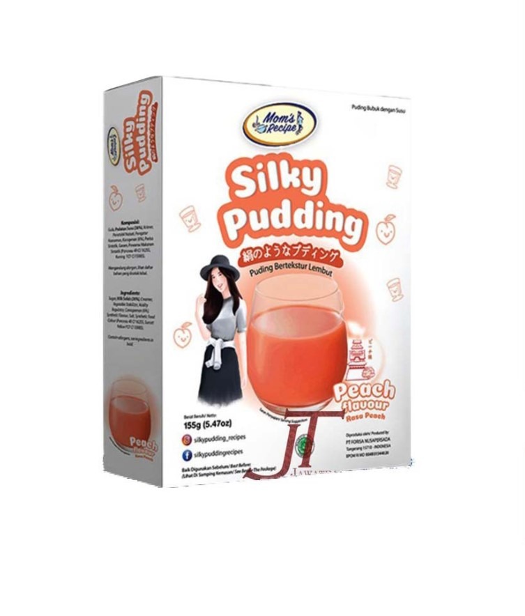 Jual SILKY PUDDING Peach Forisa Mom's Recipe 155 gr PUYO Puding Susu ...