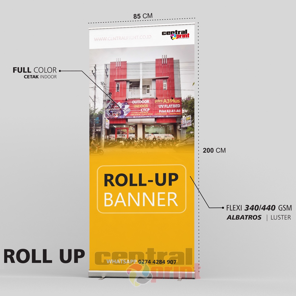 Jual Roll Up Banner 85x200cm | Shopee Indonesia