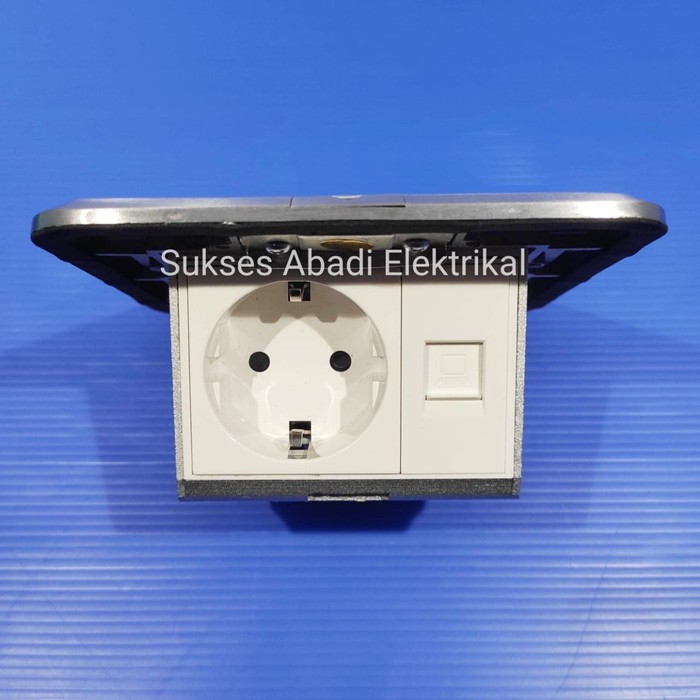Jual STOP KONTAK LANTAI DATA LAN KOMPUTER | Shopee Indonesia