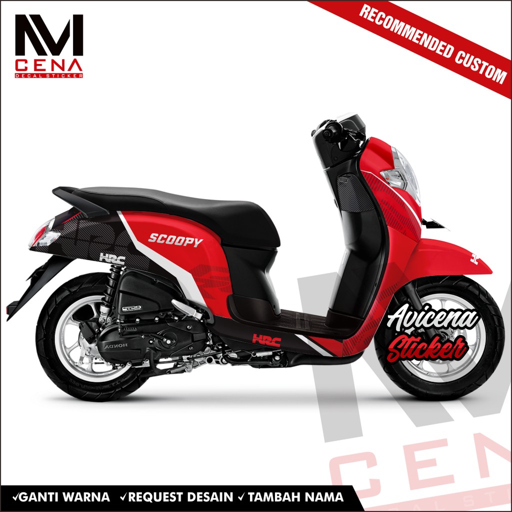 Jual Sticker Decal scoopy full body Decal Sticker Scopy New Fi 2017 ...