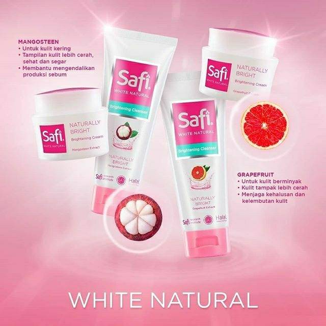 Jual Safi White Natural Brightening Cleanser / Cream | Shopee Indonesia