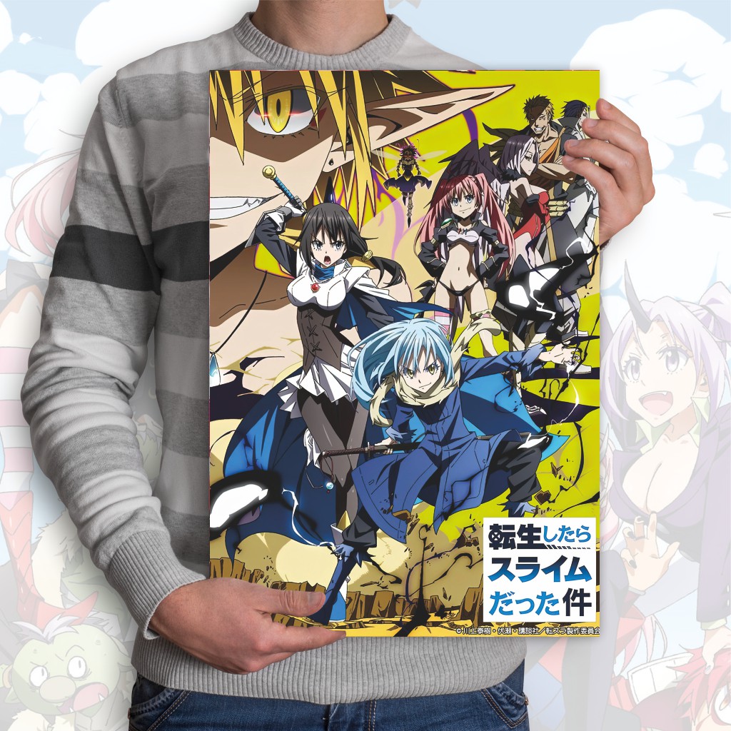 Jual Poster Tensei Shitara Slime Datta Ken Tensura Anime Rimuru Shion ...