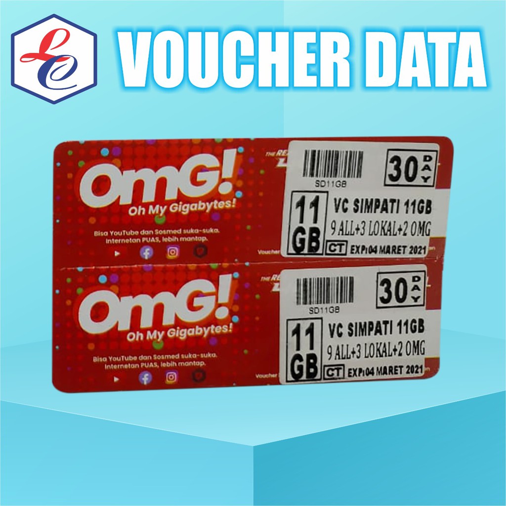 Jual Voucher Data Telkomsel 11GB (BUY MIN 5PCS GET SPECIAL PRICE ...