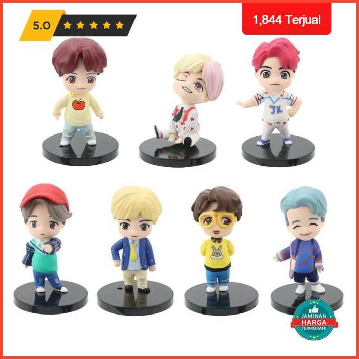 Jual Action Figure Bts Mini Official Bangtan Kpop Idol - Merah Premium ...