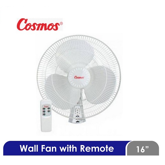Jual Kipas Angin Dinding / Wall Fan Cosmos With Remote 16-WFCR 16WFCR ...