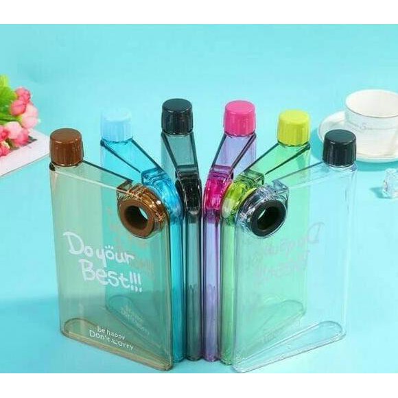Jual BOTOL MINUMAN DO YOUR BEST TRANSPARAN 420ML / MEMO A5 BOTTLE | Shopee Indonesia