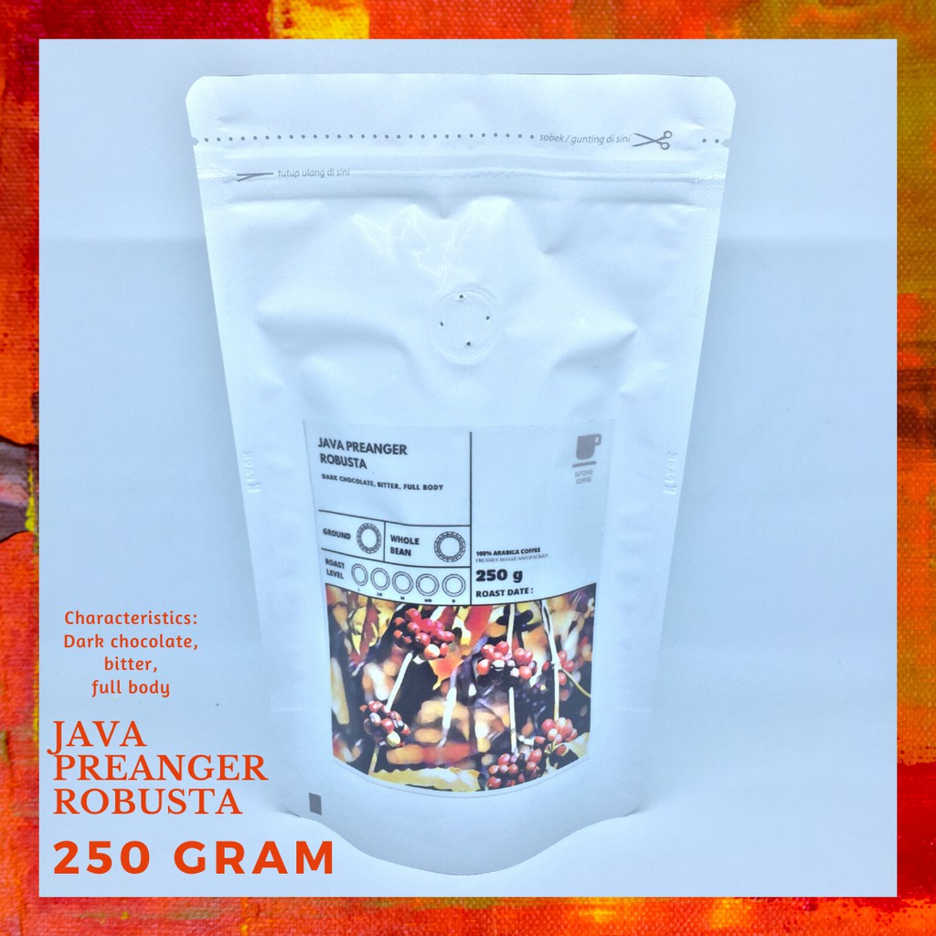 Jual SUTOYO COFFEE – Kopi Robusta Java Preanger 250 Gram | Es Kopi Susu Blend | Espresso ...