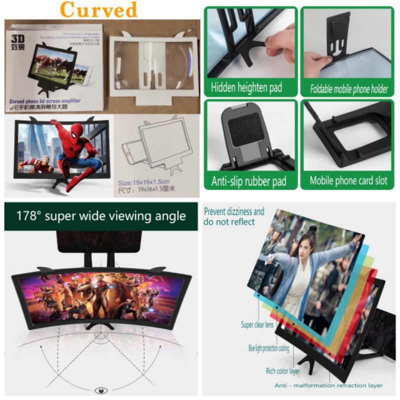 Jual KACA PEMBESAR LAYAR HP F3 / F12 / F20 / BEAR / CURVED ENLARGED ...