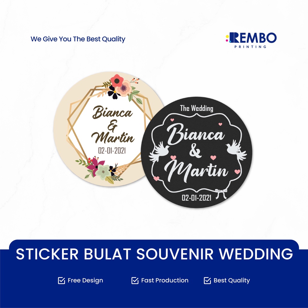 Jual Sticker Wedding / Stiker Nikah / Souvenir Nikah / Segel Souvenir ...