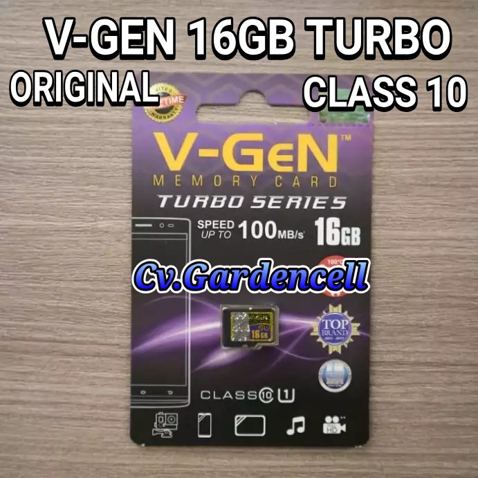 Jual V-GEN 16GB TURBO CLASS 10 ORIGINAL | Shopee Indonesia