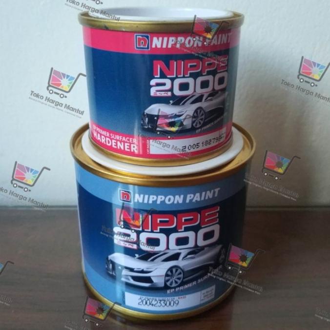 Jual Epoxy Nippe 2000 Primer Surfacer 200ml Grey (abu-abu) / White ...
