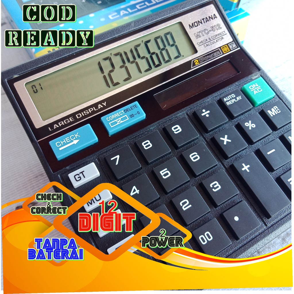 Jual KALKULATOR BESAR 12 DIGIT MURAH | Shopee Indonesia