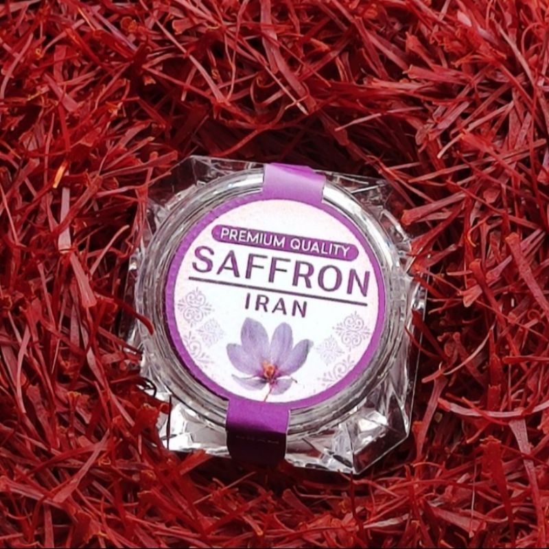 Jual saffron Iran super negin 0.5grm| saffron asli 100% | Shopee Indonesia
