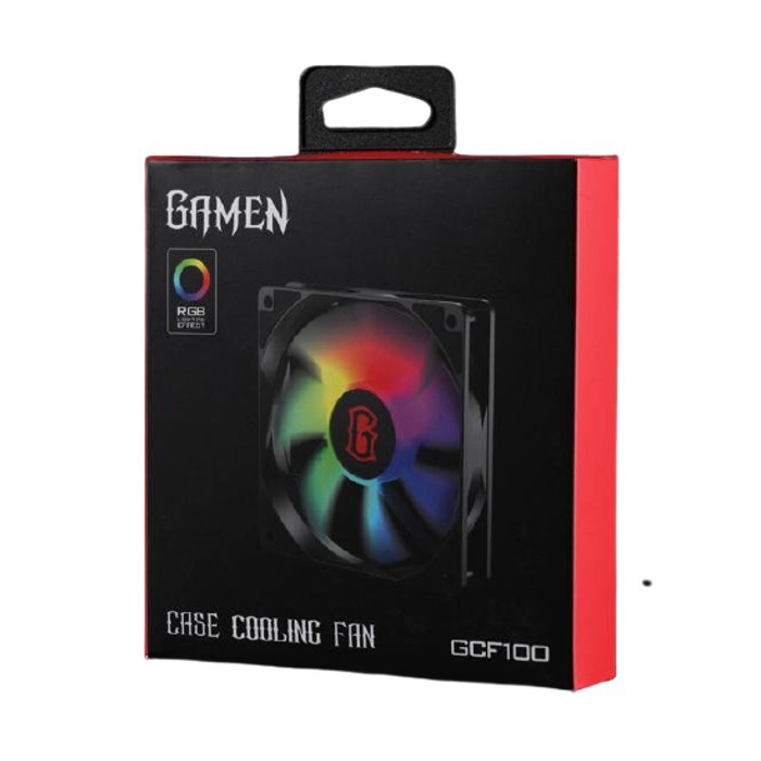 Jual GAMEN Gaming Fan Case RGB PC GCF100 Black Original | Shopee Indonesia