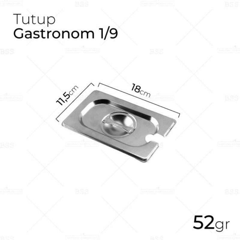 Jual [HANYA TUTUP] SUBRON Tutup Food Pan Tutup FoodPan Gastronom ...