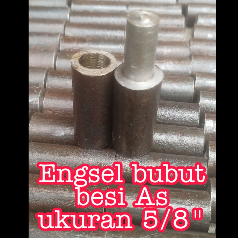 Jual Engsel bubut besi As ukuran 5/8 inch | Shopee Indonesia