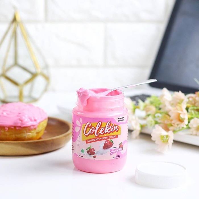 Jual Selai Rasa Stoberi & Keju ( Strawberry Cheesecake ) 200 gr ...