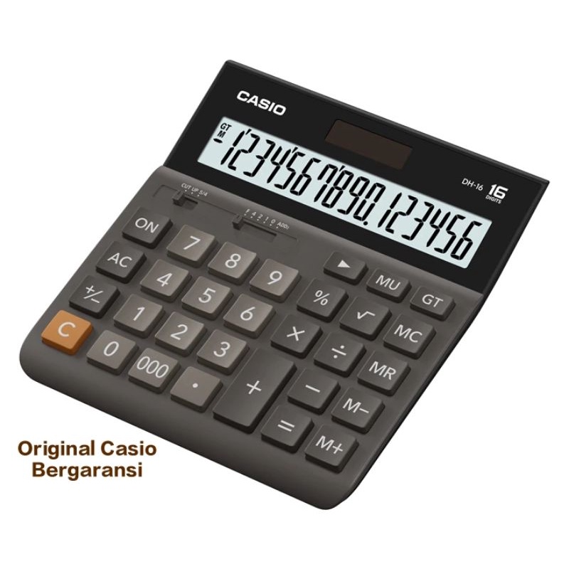 Jual Kalkulator Dagang Kantor Casio 16 digit Angka Besar Layar Lebar Bergaransi Terbaru | Shopee ...