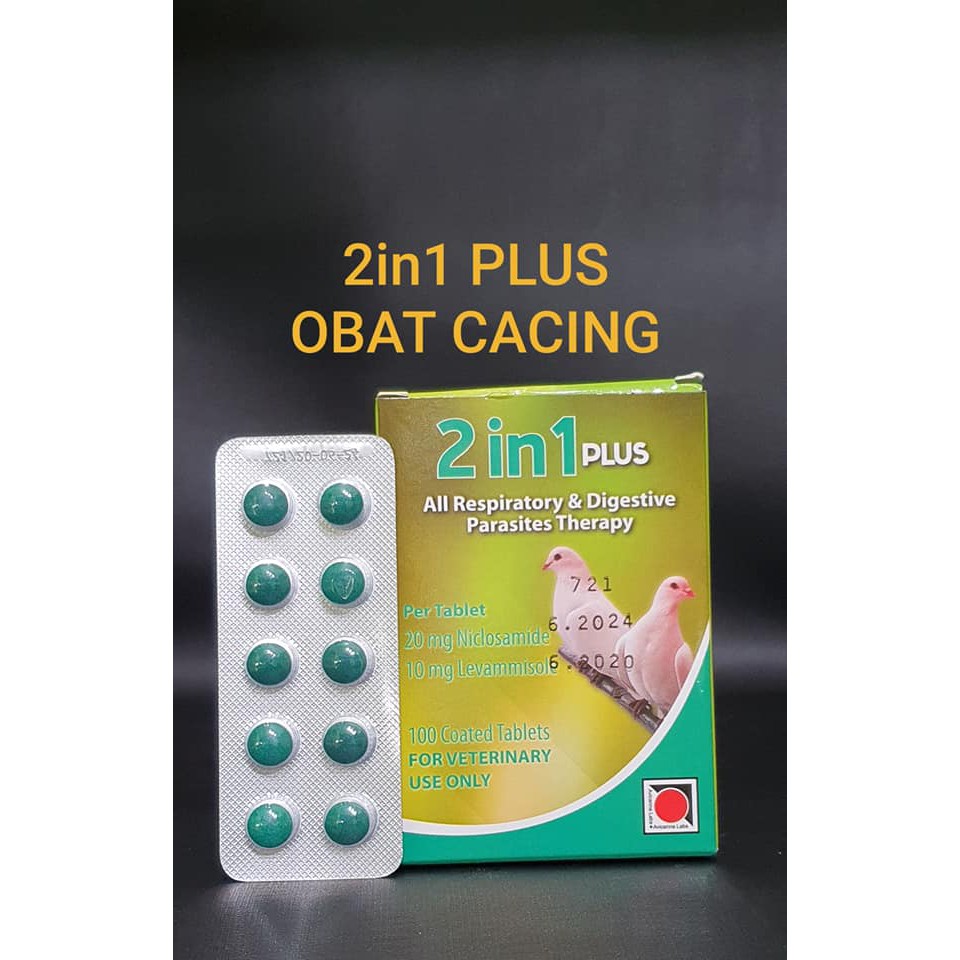 Jual 1 STRIP ISI 10 PILLS 2in1 PLUS OBAT CACING - AVICENNA LABS - TURKI ...