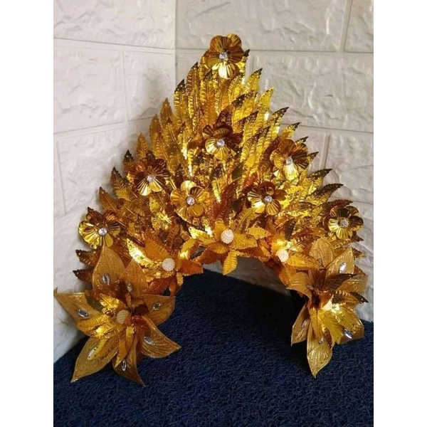 Jual MAHKOTA TARI BUNGA BALI/mahkota Bali/mahkota tari adat/mahkota ...