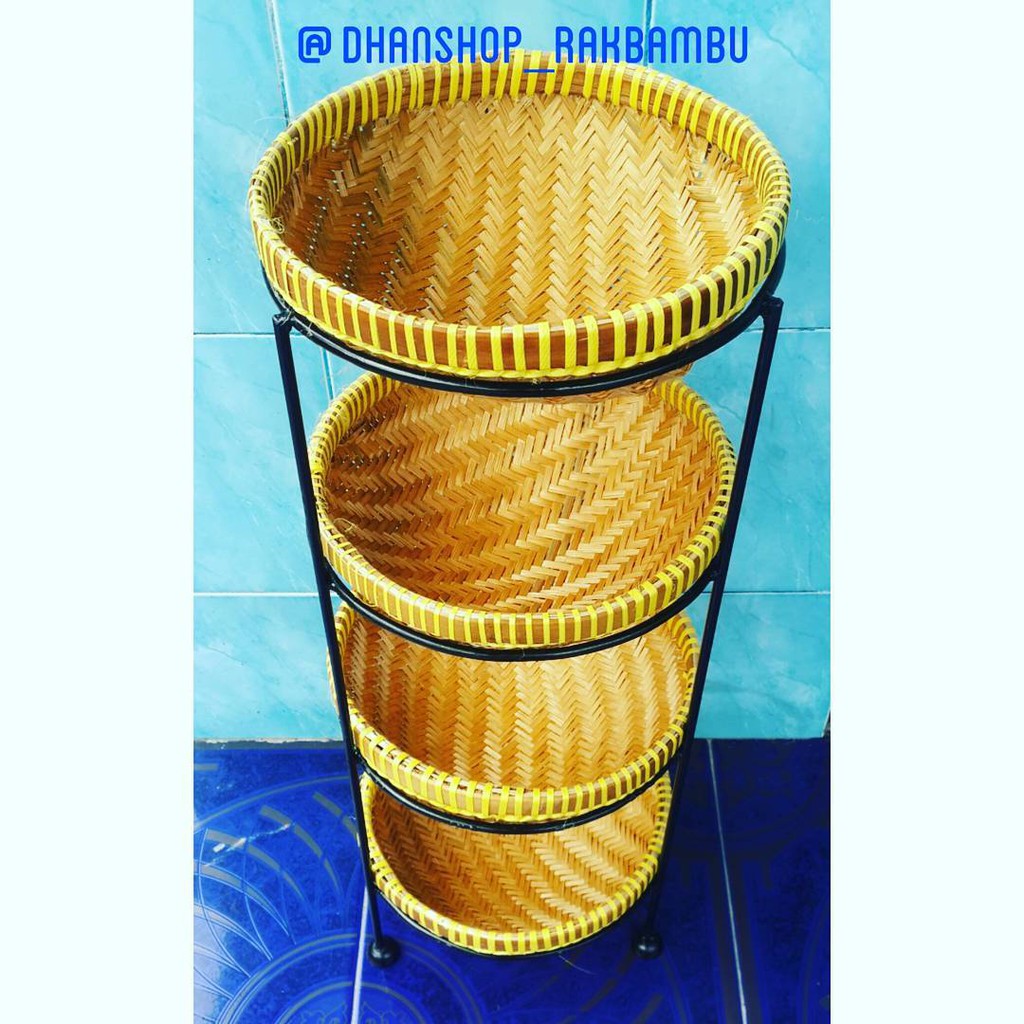 Jual RAK BAMBU SUSUN 4 | Shopee Indonesia