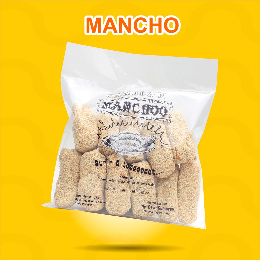 Jual Kue Manco Wijen 250 Gram by Manchoo - Camilan Mancho Cemilan Ketan ...