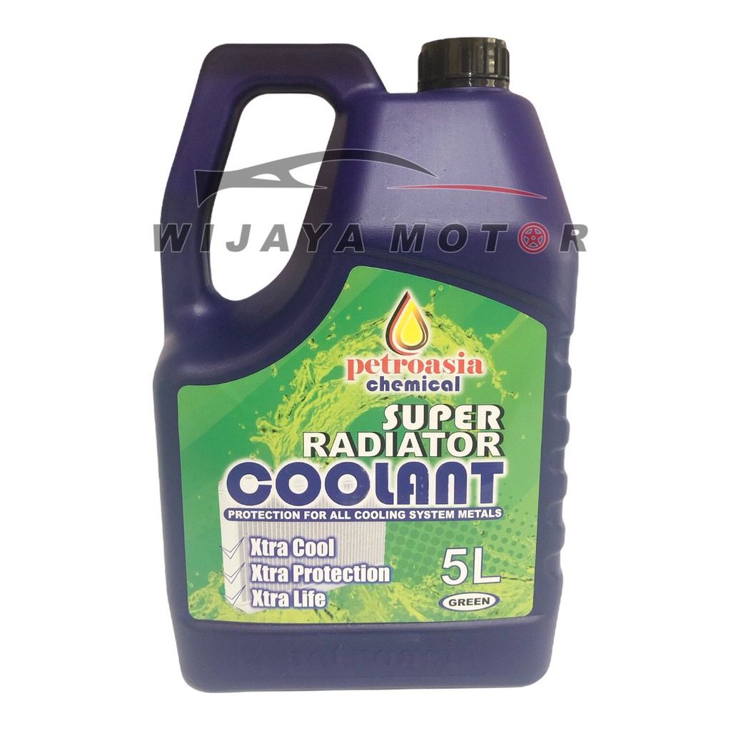 Jual AIR RADIATOR COOLANT PETROASIA HIJAU 4 LITER | Shopee Indonesia