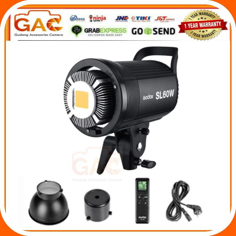 Jual Lampu studio GODOX SL-60W SL60W VIDEO LED BOWENS MOUNT WHITE LED ...