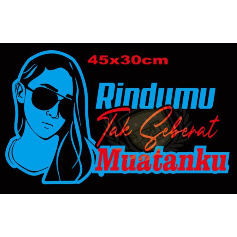 Jual STICKER CUTTING GAMBAR DENGAN KATA-KATA UNTUK KACA PINTU TRUCK PICKUP MOBIL DLL | Shopee ...