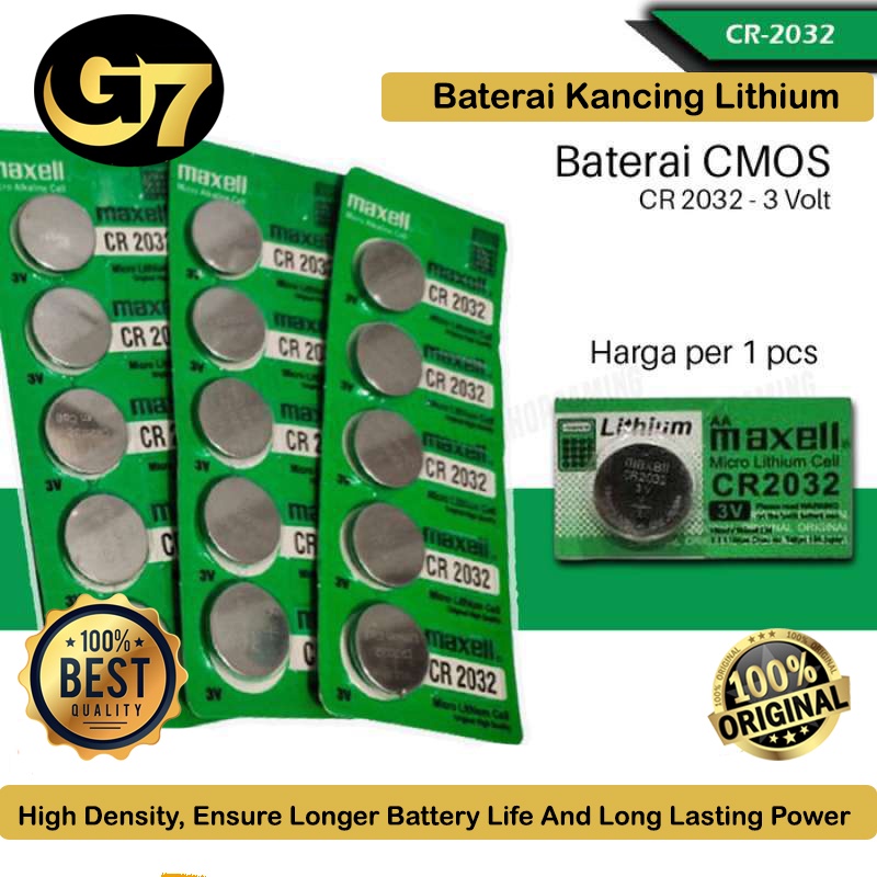 Jual Baterai Jam Tangan Original CR2032 Batre Remote Remot Battery CMOS ...