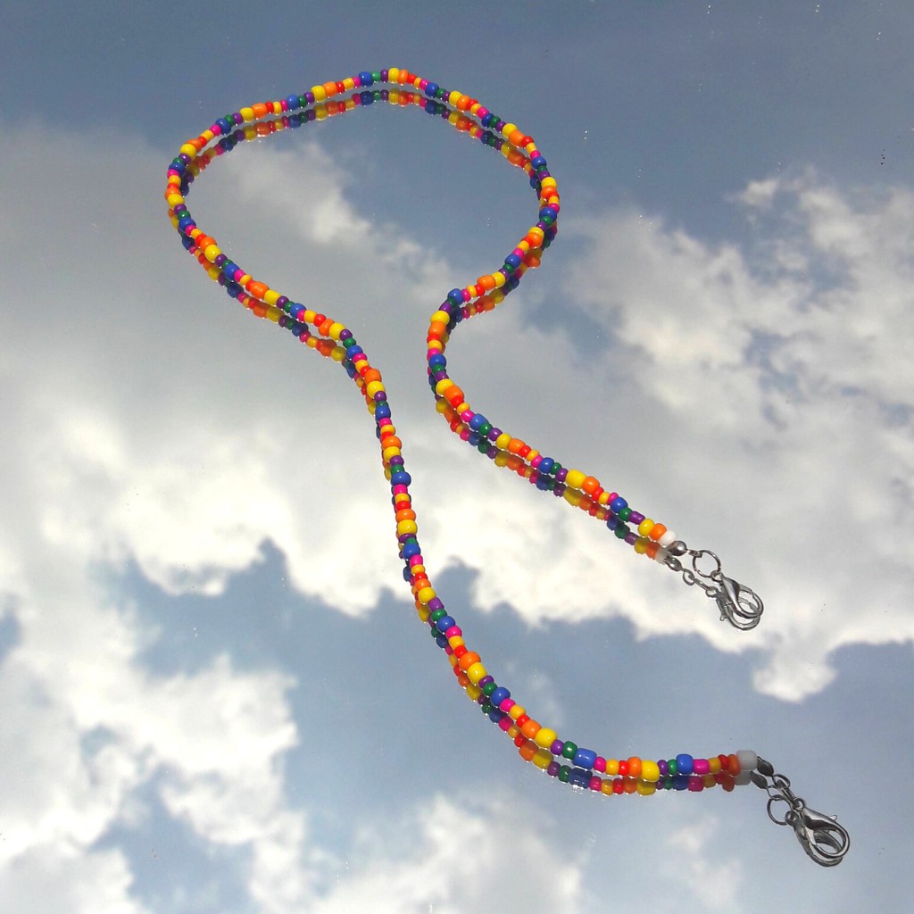 Jual Rainbow Mask Strap / Tali Masker / Tali Masker Manik | Shopee ...