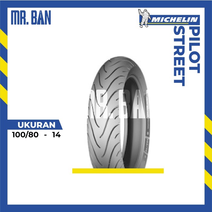 Jual Ban Motor MATIC Ring 14 MICHELIN PILOT STREET Tubles 100/80-14 TL ...