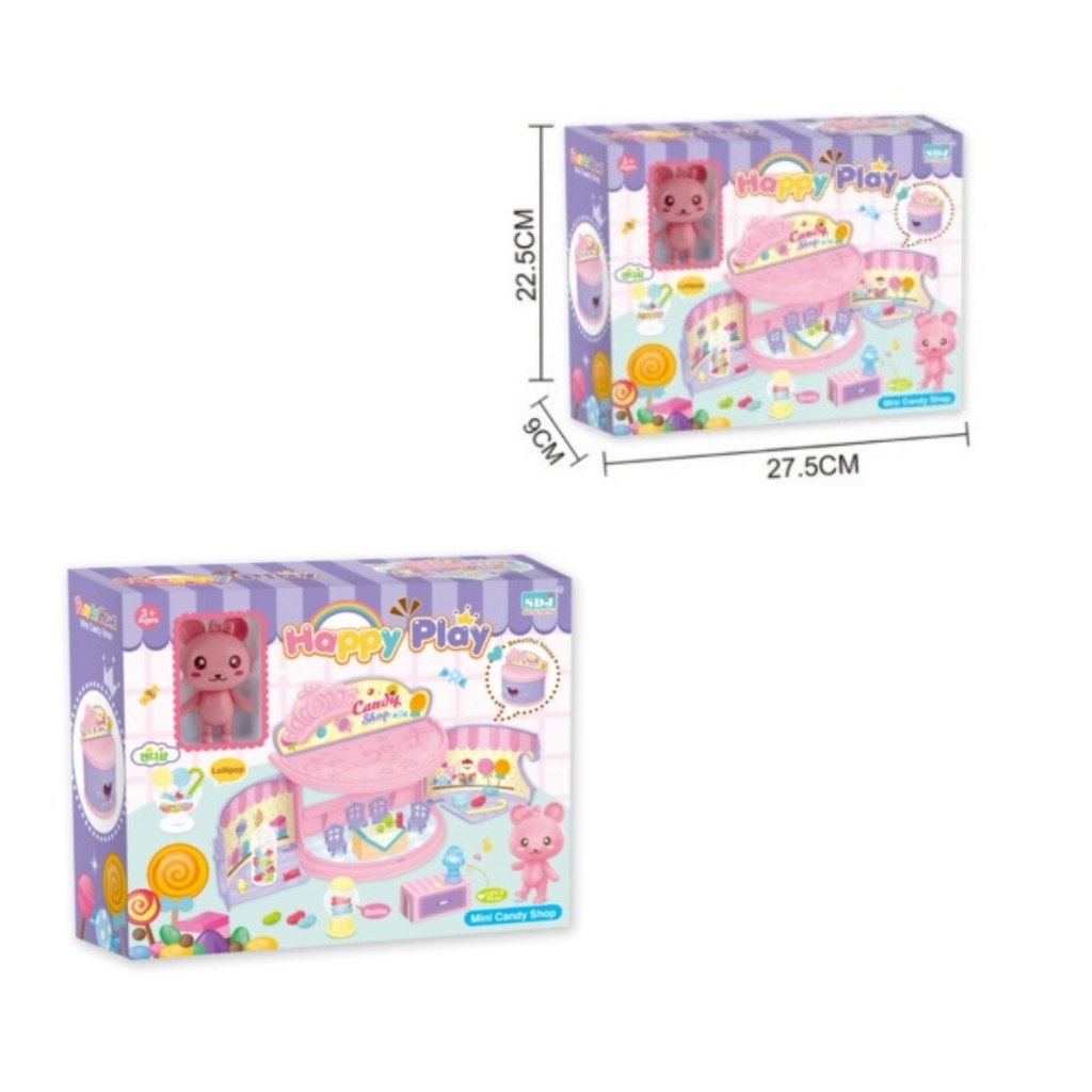 Jual SHTOYS - MAINAN MINI CANDY HAPPY PLAY CANDY SHOP SET | Shopee ...