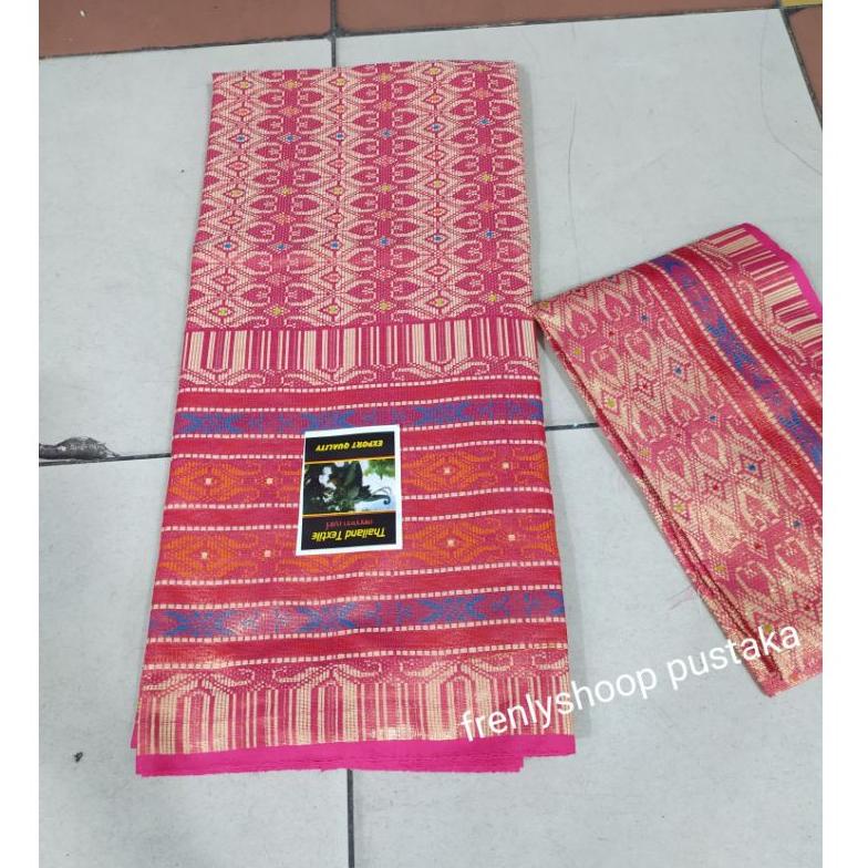 Jual [KODE PRODUK QSAZN97100] KAIN SONGKET SET SELENDANG THAILAND ...