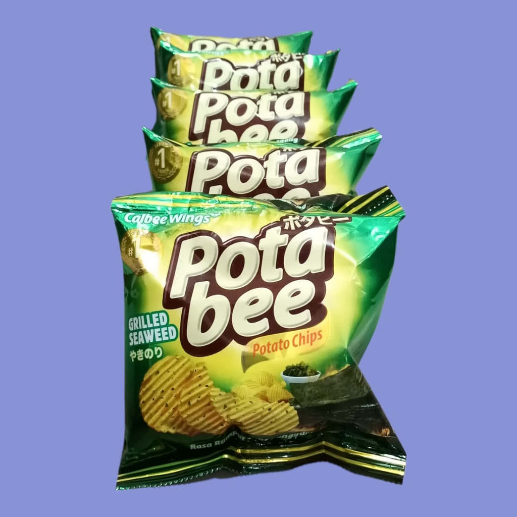 Jual POTABEE Grilled Seaweed Kripik Kentang 15gr [10 pcs/renceng ...