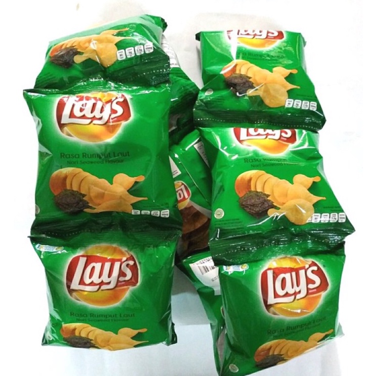 Jual Lays Rasa Rumput Laut 14 Gr (10pcs) | Shopee Indonesia