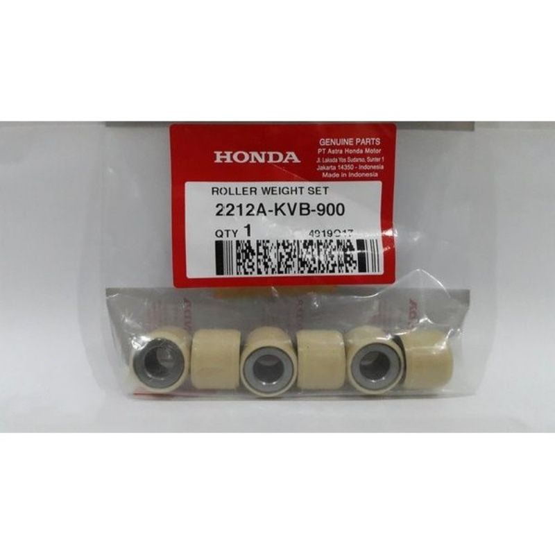 Jual ROLLER WEIGHT SET 110 Lama Beat FI F1 Vario Scoopy FI Spacy KVB ...