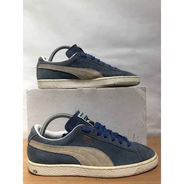Jual Sepatu sneakers Puma Suede Classic Olympian blue White | Shopee ...