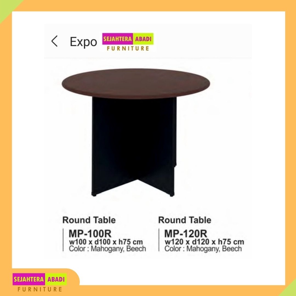 Jual meja rapat, meja meeting, conference, meja makan MP100R / 120R ...