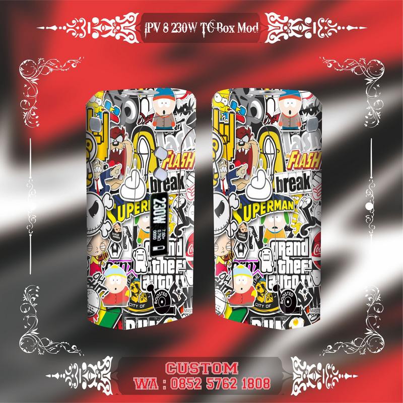 Jual GARSKIN IPV 8 230W TC Box Mod ge | Shopee Indonesia