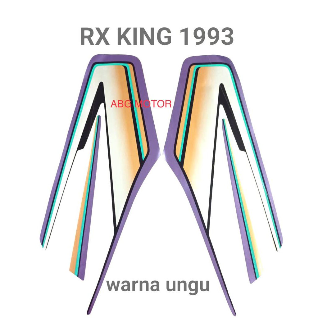 Jual LIS BODY STRIPING STIKER BODY YAMAHA RX KING 1993 WARNA UNGU ...