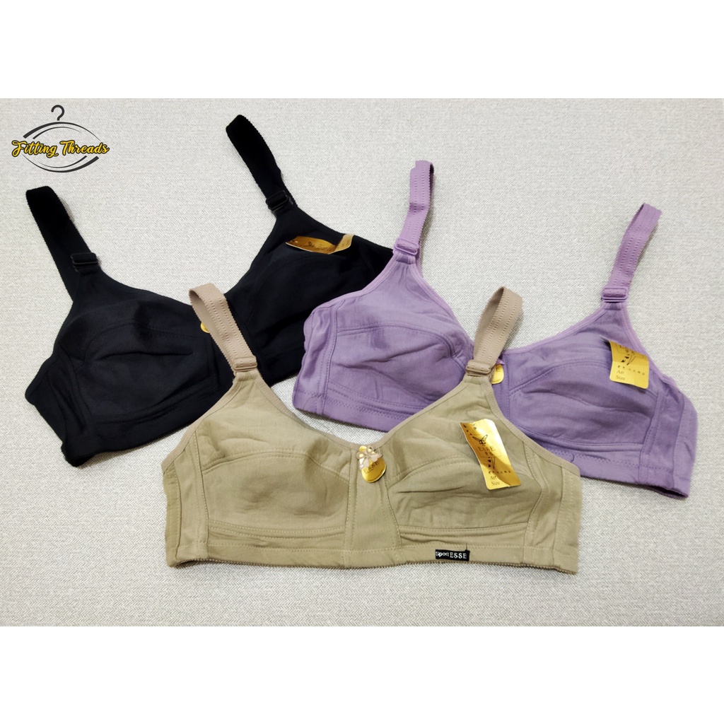 Jual BH Busa Tipis Tanpa Kawat Polos Jumbo ESSE / Bra Sport Wanita ...