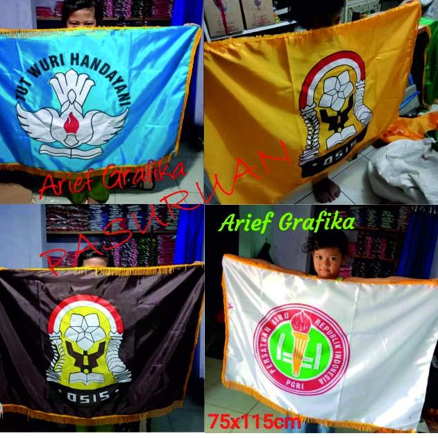 Jual [18] Bendera Ruangan Tut Wuri Bendera Osis SMP Bendera Osis SMA ...