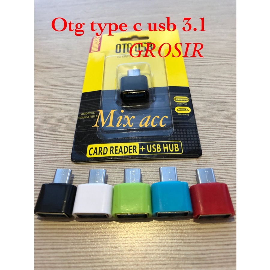 Jual RAINBOW OTG Type C to USB Port / OTG Plug Connector RAINBOW ...